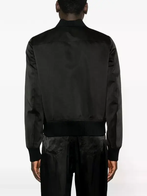 Rick Owens Heizer Flight Zipped Bomber Jacket