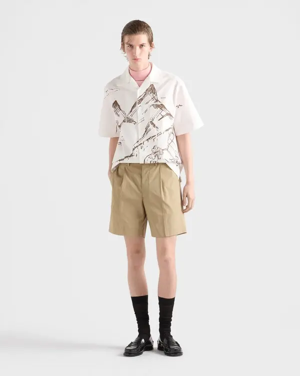 Prada Cotton Bermuda Shorts