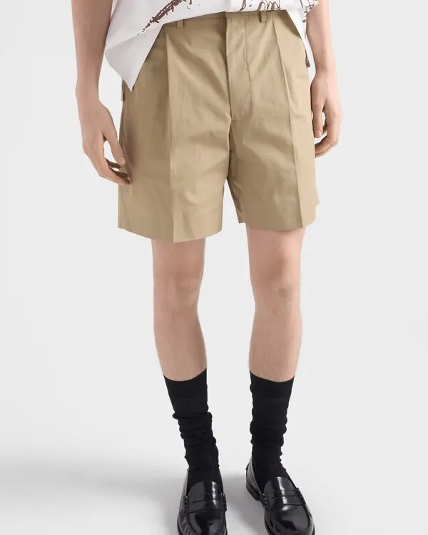 Prada Cotton Bermuda Shorts