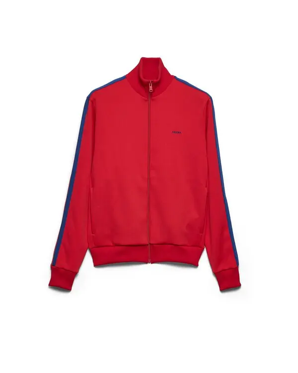 Prada Technical Fabric Blouson Jacket - Red
