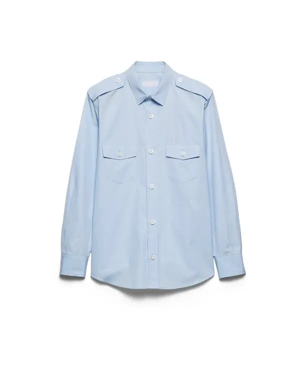 Prada Cotton Shirt - Light Blue