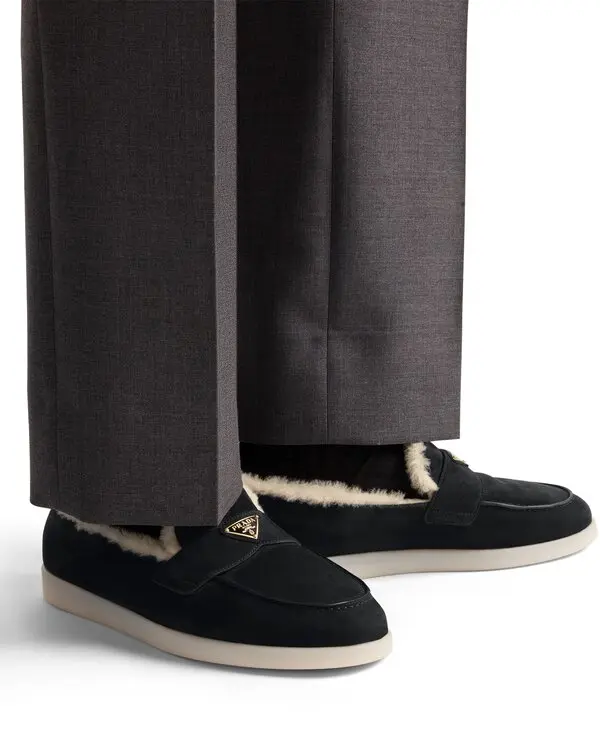 Prada Suede Loafers