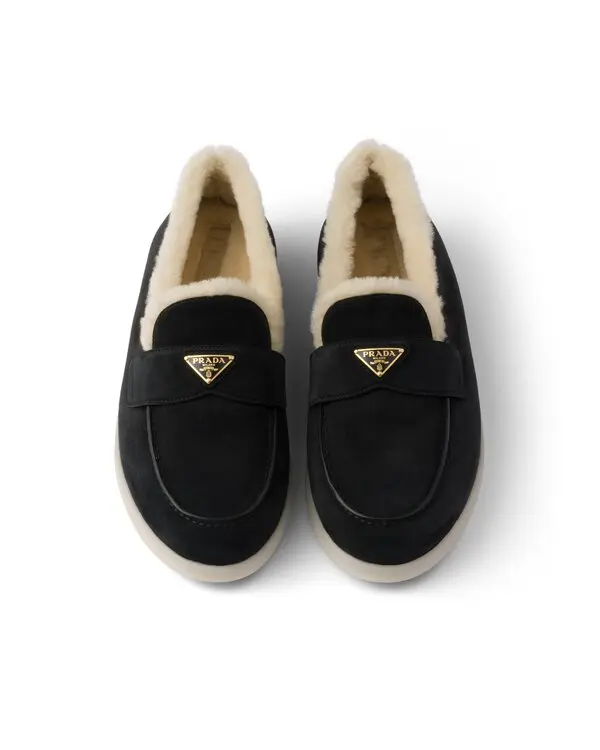 Prada Suede Loafers