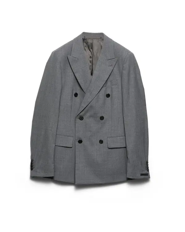 Prada Double-breasted Wool Jacket