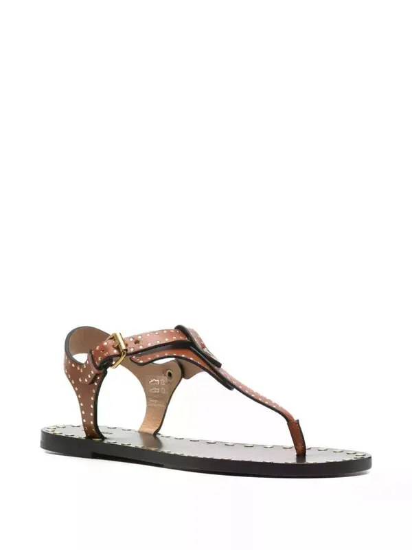 Isabel Marant Joonya Studded Flat Sandals