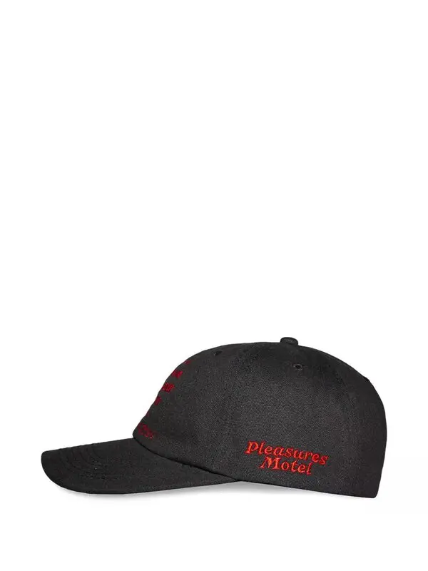 PLEASURES Embroidered Strapback Cap