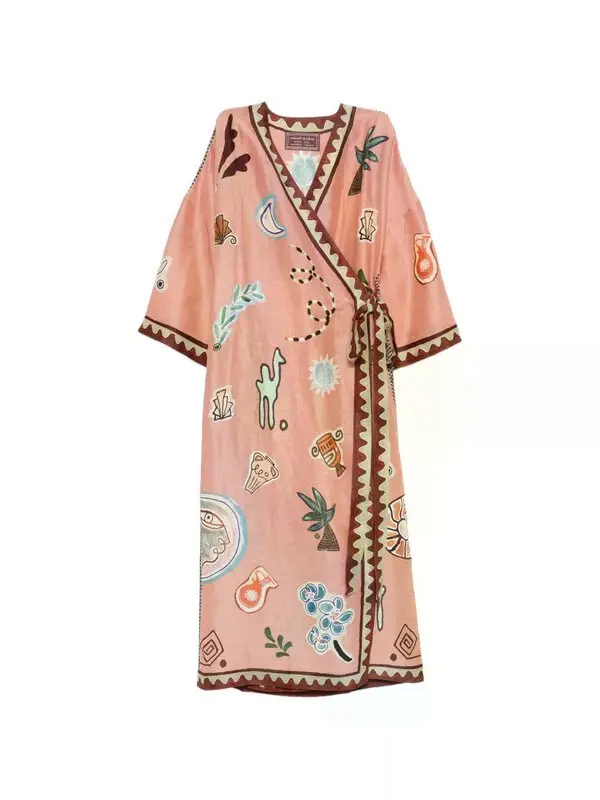ALEMAIS Laurence Trimmed Dress