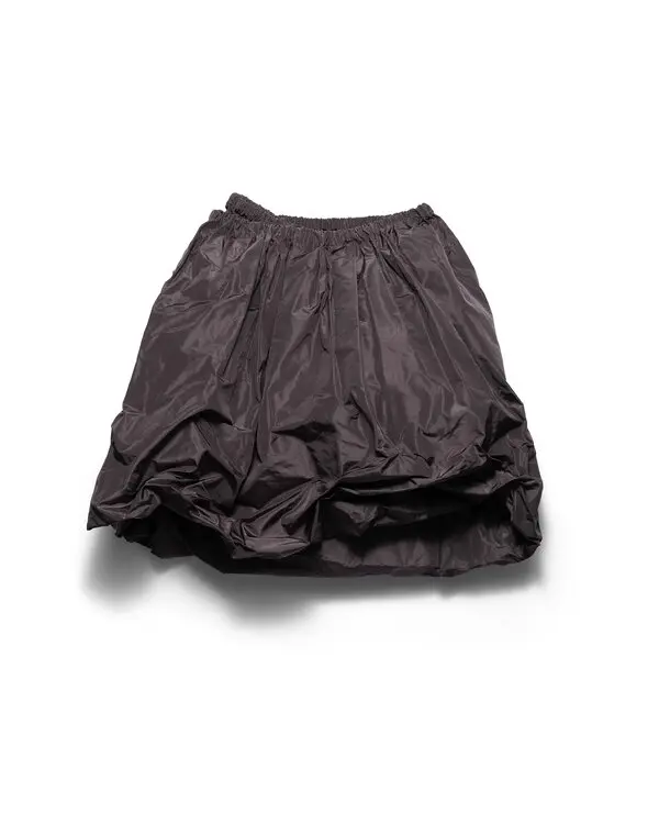 Prada Technical Taffeta Skirt - Grey