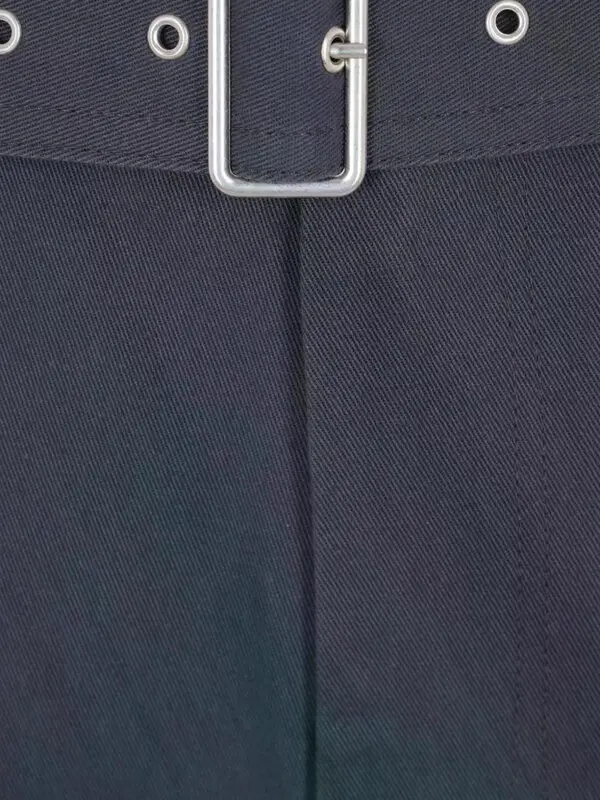 Maison Kitsuné Belt-fastening Trousers - Blue
