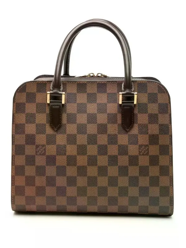 LOUIS VUITTON 1999 Damier Ebene Triana Handbag