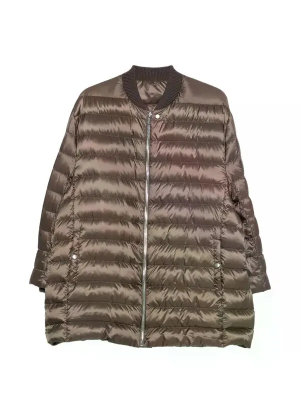 Moncler Zip-fastening Padded Jacket - Brown