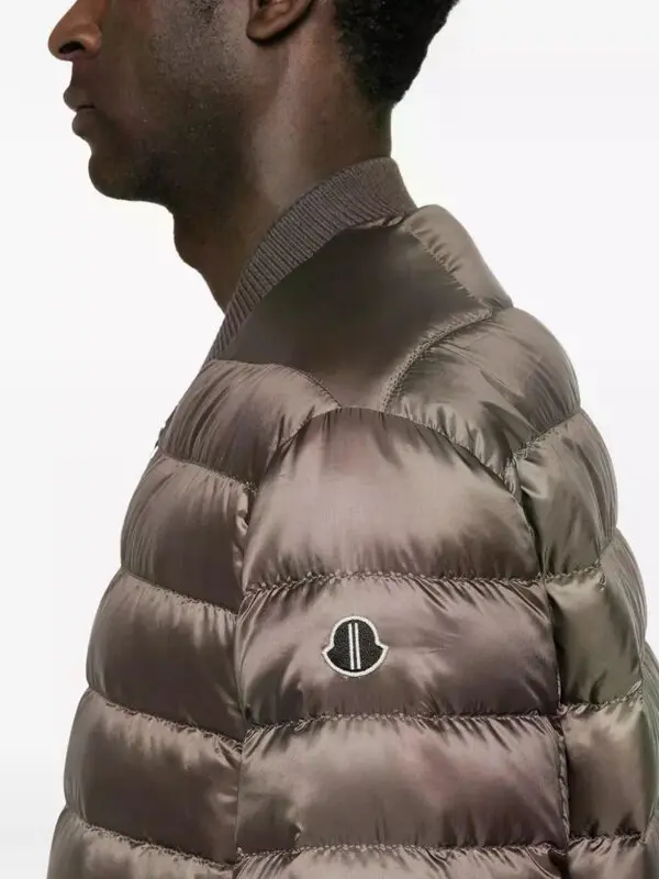 Moncler Zip-fastening Padded Jacket - Brown
