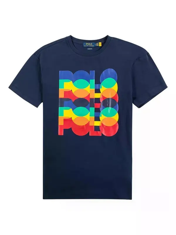 Polo Ralph Lauren Newport Logo-graphic T-shirt - Blue