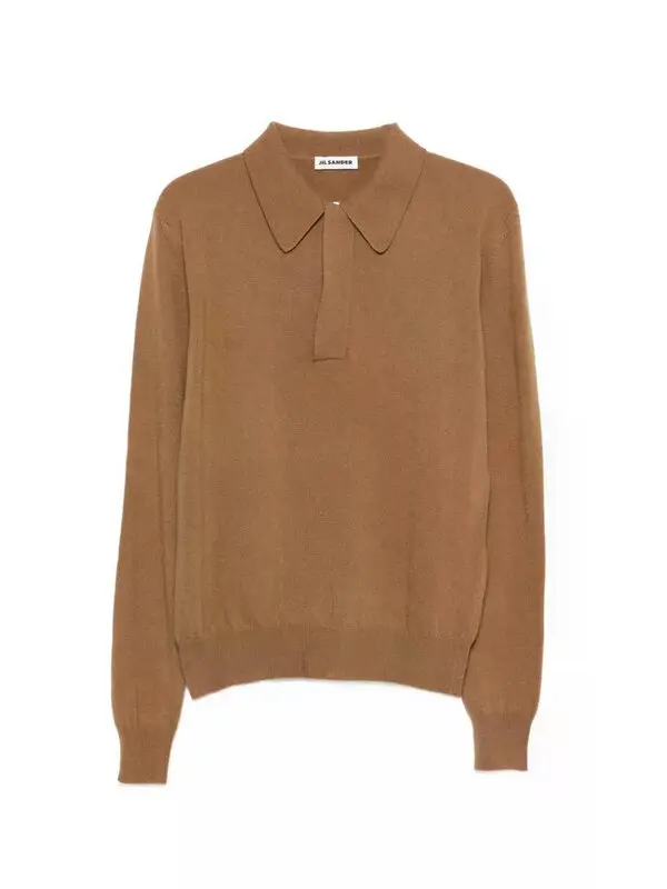 JIL SANDER Long-sleeved Polo Shirt