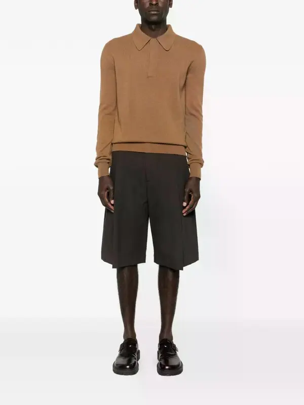 JIL SANDER Long-sleeved Polo Shirt