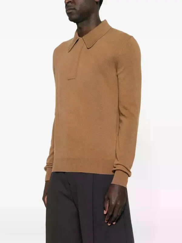 JIL SANDER Long-sleeved Polo Shirt