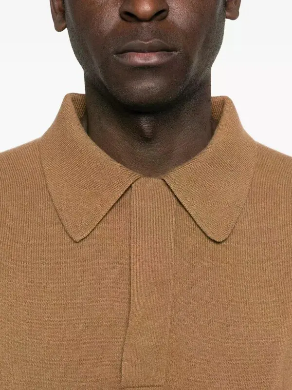 JIL SANDER Long-sleeved Polo Shirt