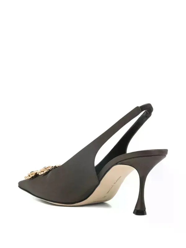 Manolo Blahnik Embellished Cupida Pumps