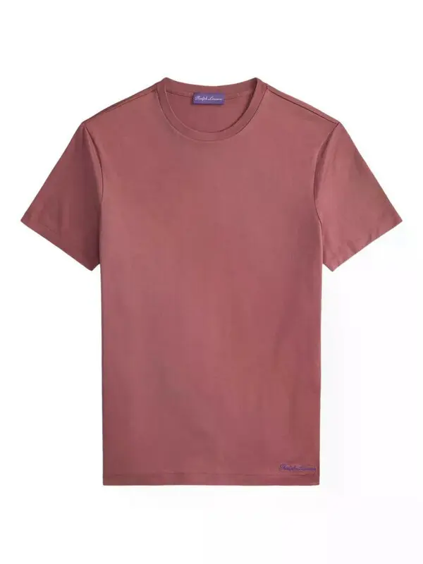 Ralph Lauren Purple Label Lisle Crew-neck T-shirt - Red