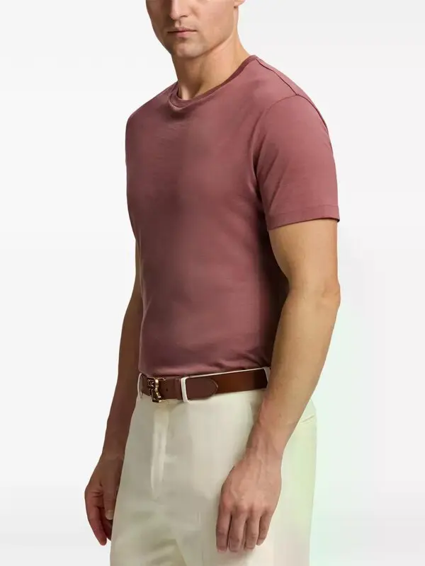 Ralph Lauren Purple Label Lisle Crew-neck T-shirt - Red