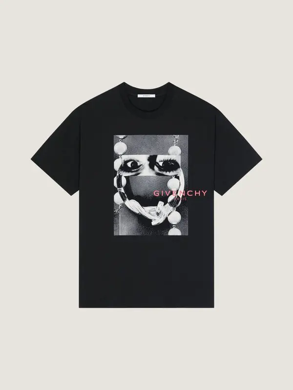 Givenchy T-shirt In Cotton With Surrealism Print