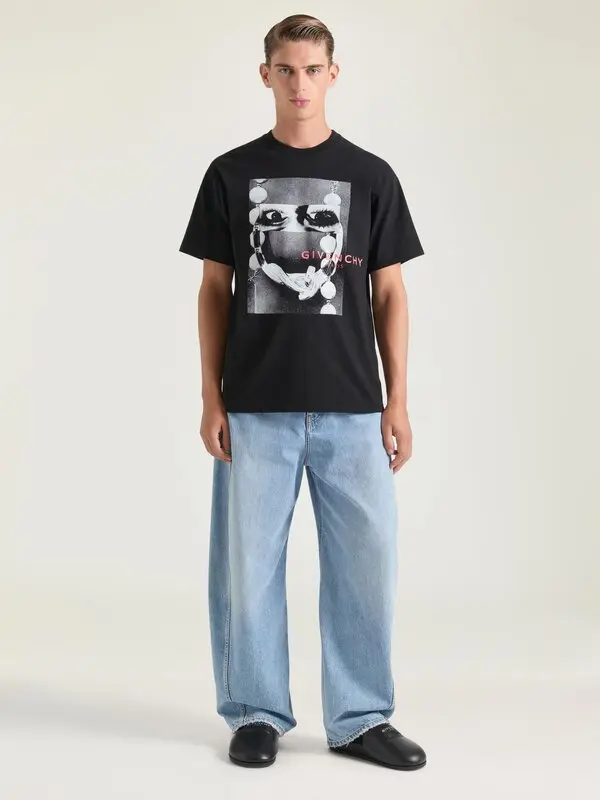 Givenchy T-shirt In Cotton With Surrealism Print