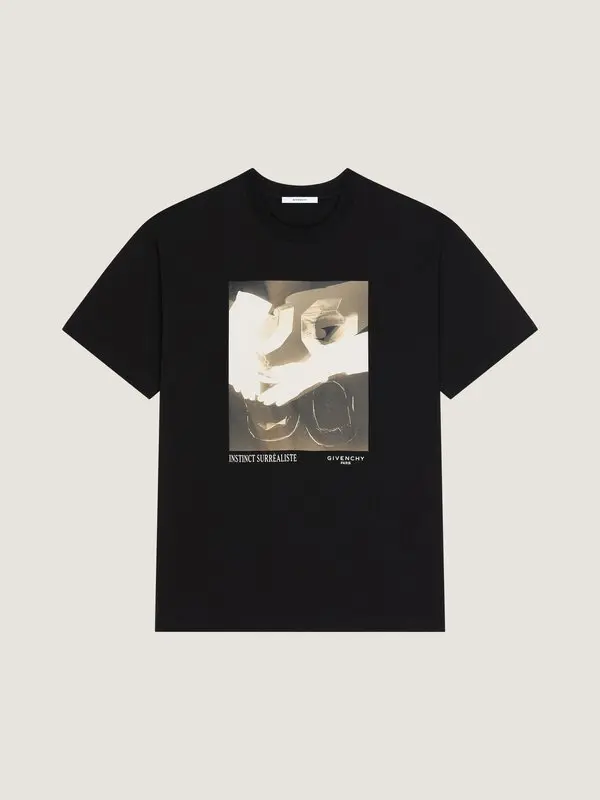 Givenchy T-shirt In Cotton With Surrealism Print