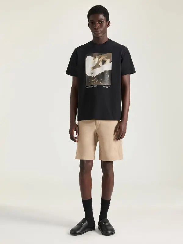 Givenchy T-shirt In Cotton With Surrealism Print