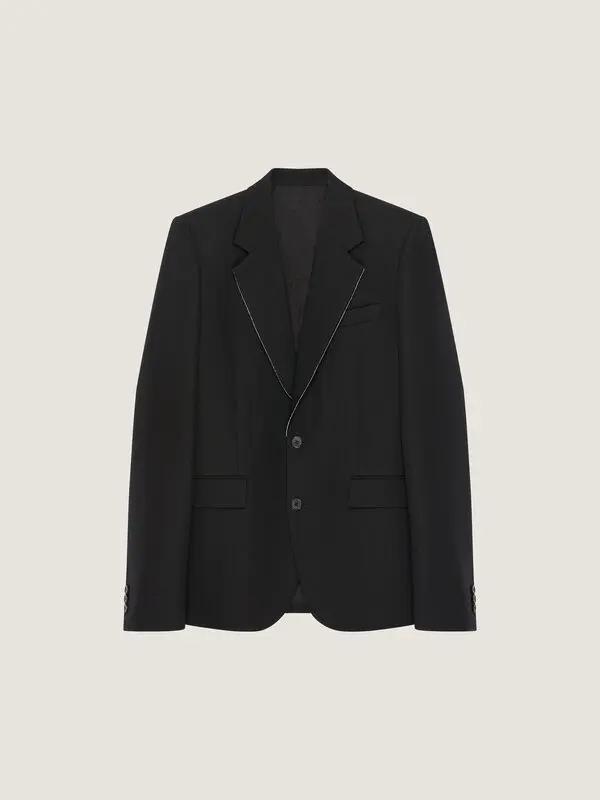 Givenchy Single-breasted Fitted Jacket In Wool
