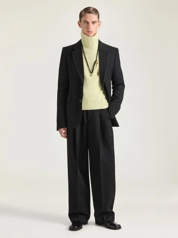 Givenchy Single-breasted Fitted Jacket In Wool