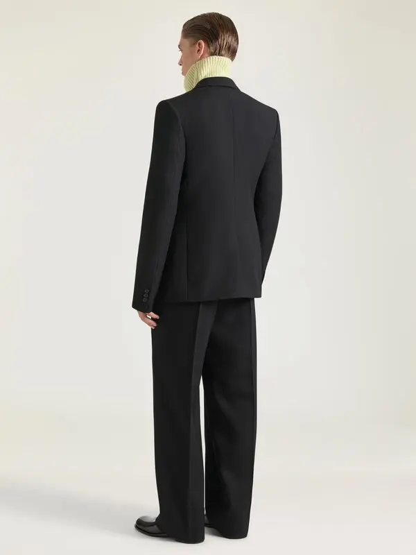Givenchy Single-breasted Fitted Jacket In Wool