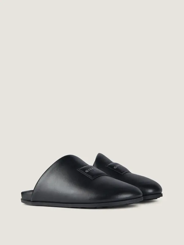 Givenchy Puffy Nappa Leather Mules - Black