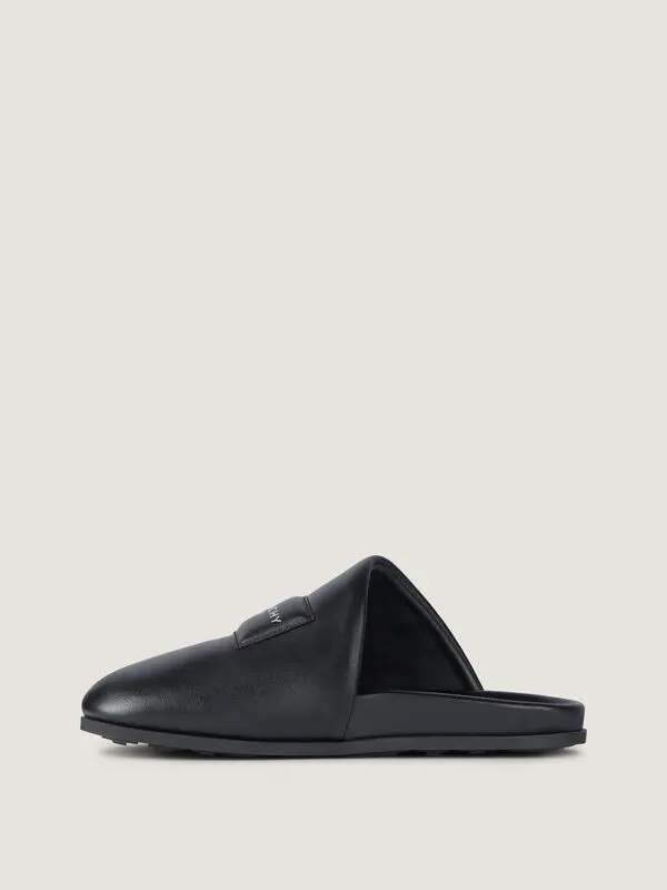 Givenchy Puffy Nappa Leather Mules - Black