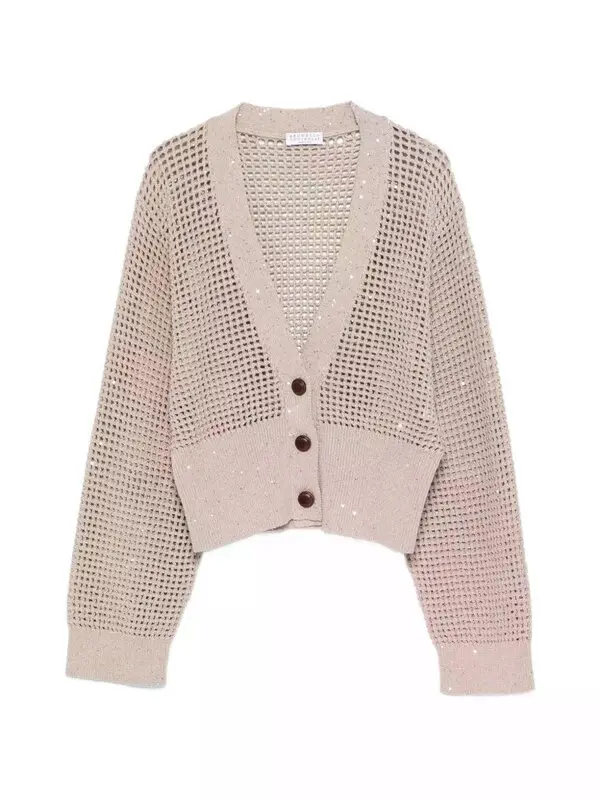 Brunello Cucinelli Sequin-embellished Cardigan