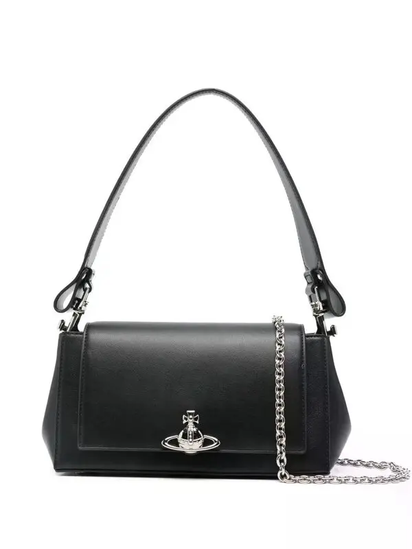 VIVIENNE WESTWOOD Medium Hazel Orb Shoulder Bag - Black