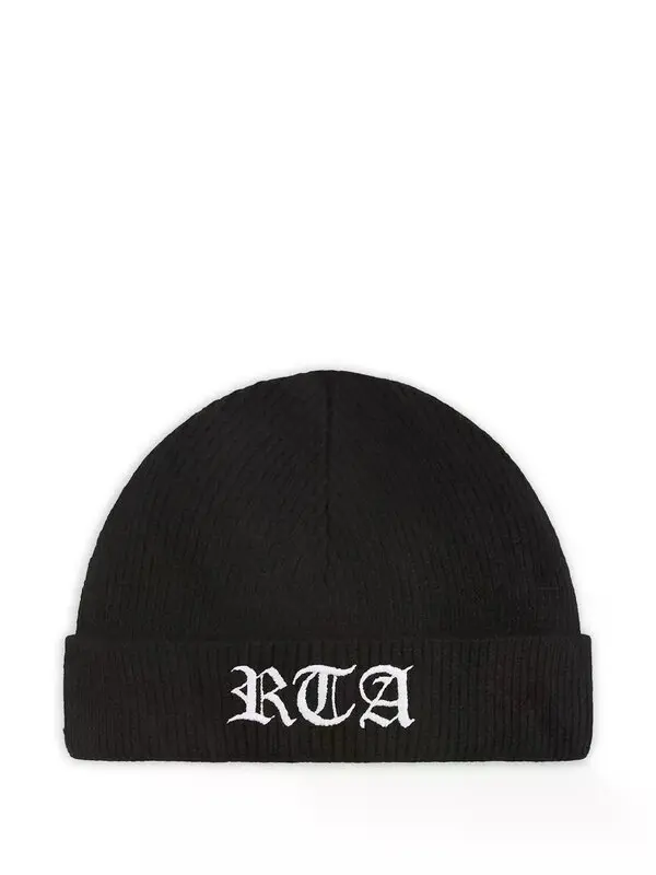 RtA Zion Old-english Beanie Hat - Black