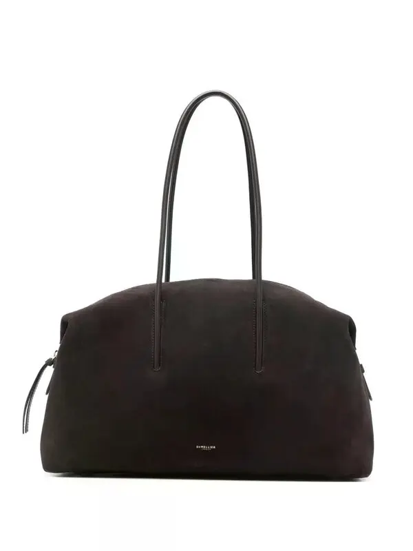 DEMELLIER Stockholm Suede Shoulder Bag - Brown