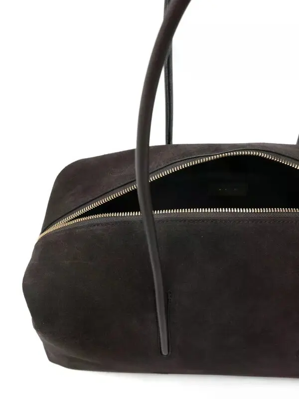 DEMELLIER Stockholm Suede Shoulder Bag - Brown