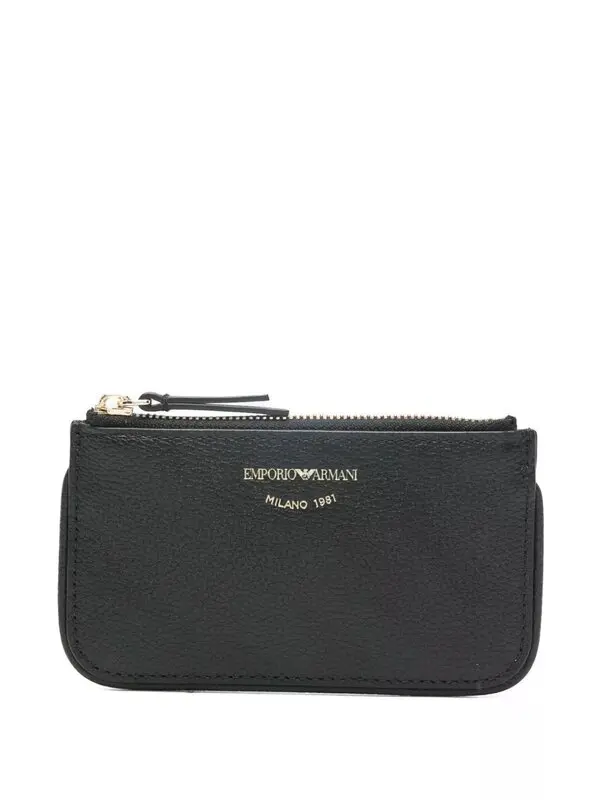 Emporio Armani Leather Wallet - Black
