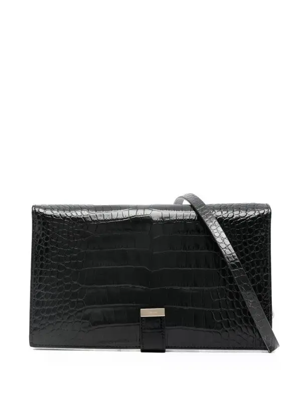 TOM FORD Croc-effect Wallet - Black