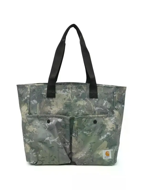 Carhartt Work In Progress Jake Camouflage Pocket Tote Bag - Green