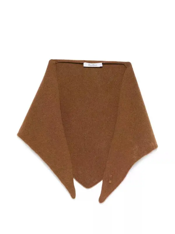 Max Mara Triangular Scarf - Brown