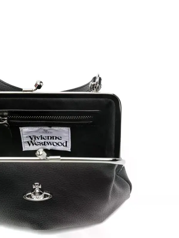 VIVIENNE WESTWOOD Granny Frame Clutch - Black