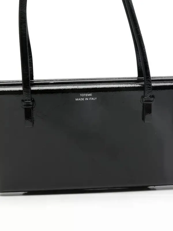 TOTEME Patent Leather Handbag - Black