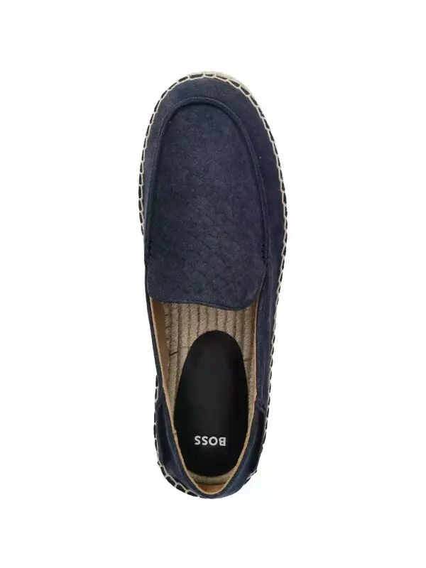 BOSS Suede Espadrilles - Blue