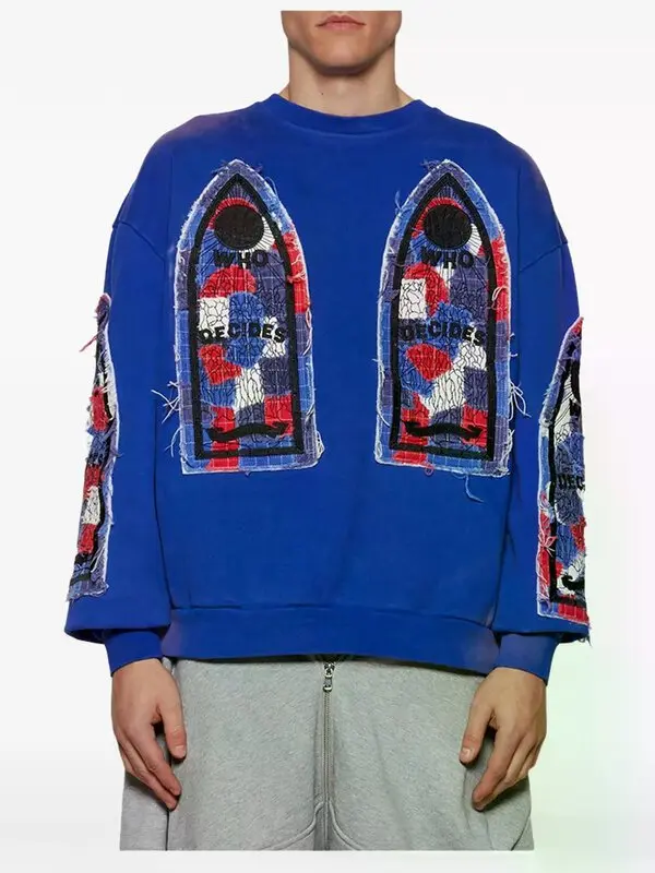 WHO DECIDES WAR Glory Fabricated Sweatshirt