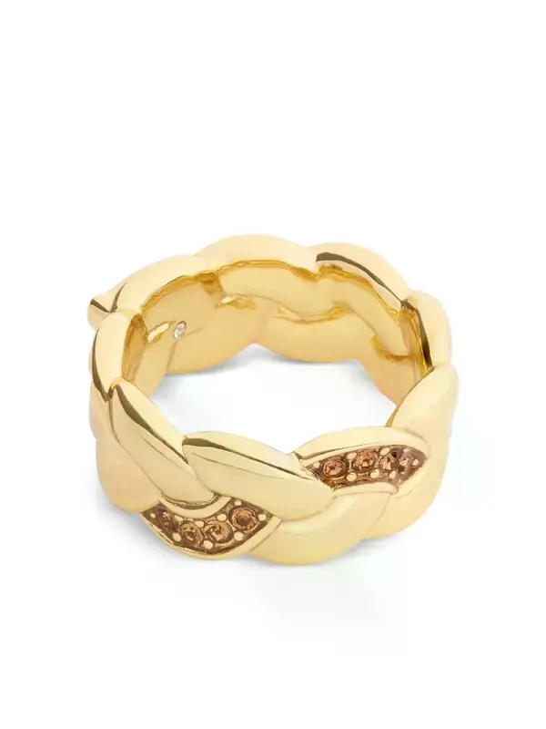 COACH® Braided Embellished Ring - Gold