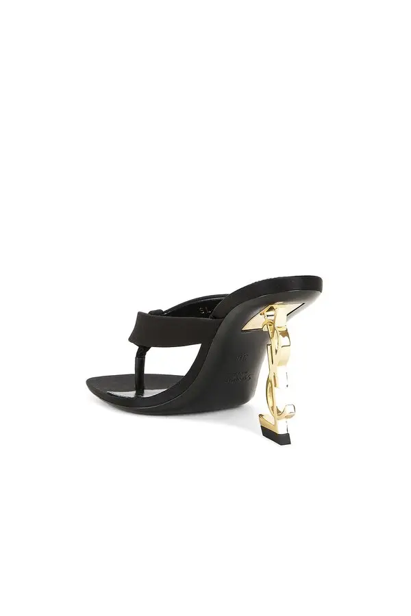 Saint Laurent Opyum Mule Sandal - Nero