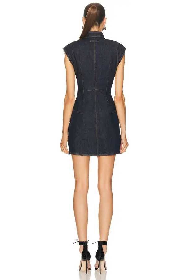 Jean Paul Gaultier Short Denim Dress - Indigo - 25% Off