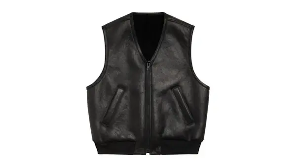 StÜssy Shearling Vest - Black